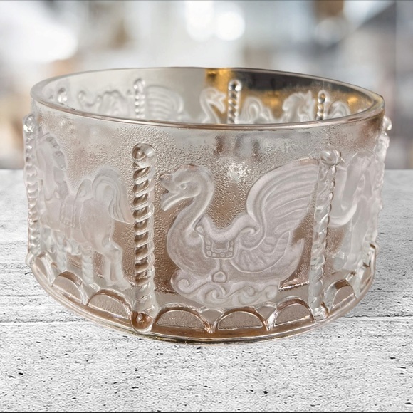 Goebel | Accents | Vintage Goebel Lead Crystal Circus Tent Carousel ...